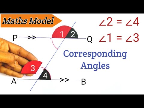 Corresponding Angles Maths Model | Maths Working Model | Maths Project ...