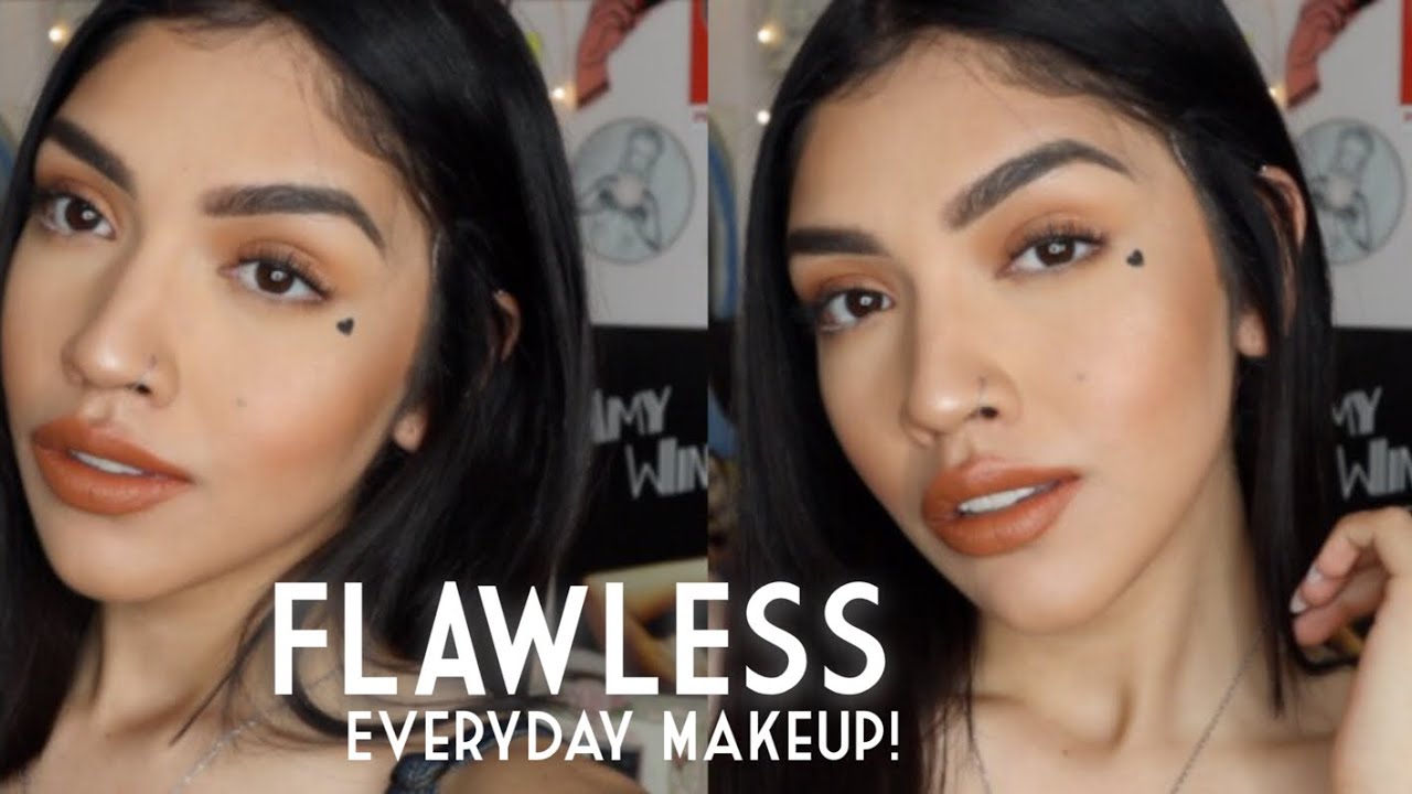 FLAWLESS EVERYDAY MAKEUP! Super Easy & Quick! - YouTube