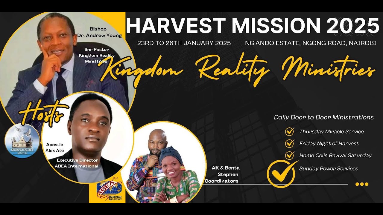 MEGA HARVEST MISSION 2025.PST. Dr. Andrew Young – Hearing the Voice of ...