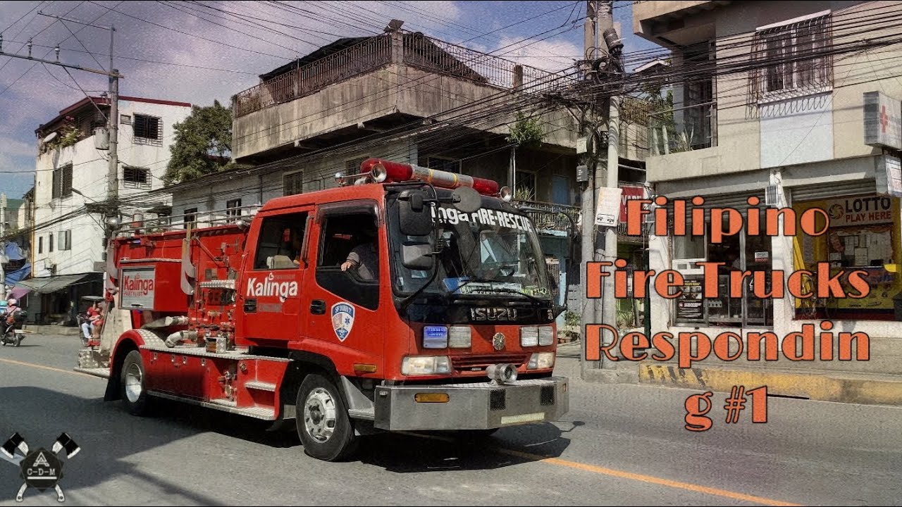 Filipino Fire Trucks Responding #1 - YouTube