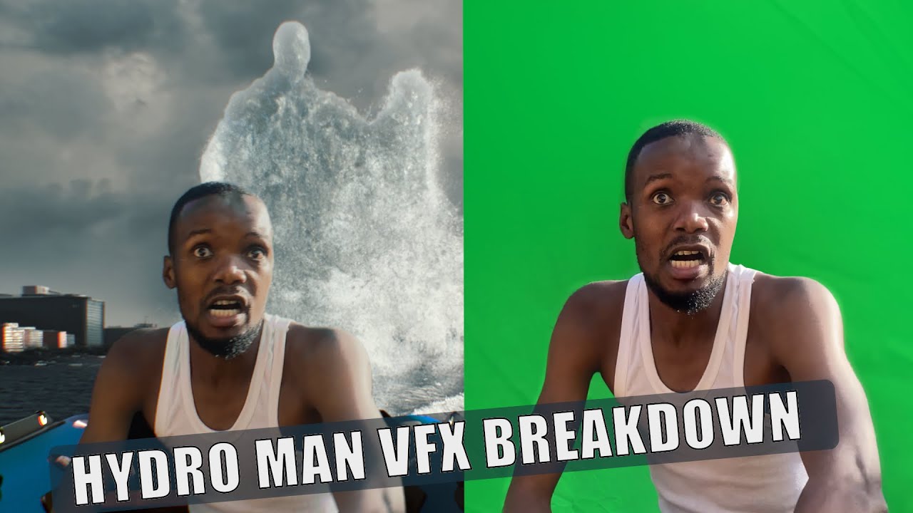 Hydro man vfx breakdown, real flow, Arnold C4d, after effects - YouTube