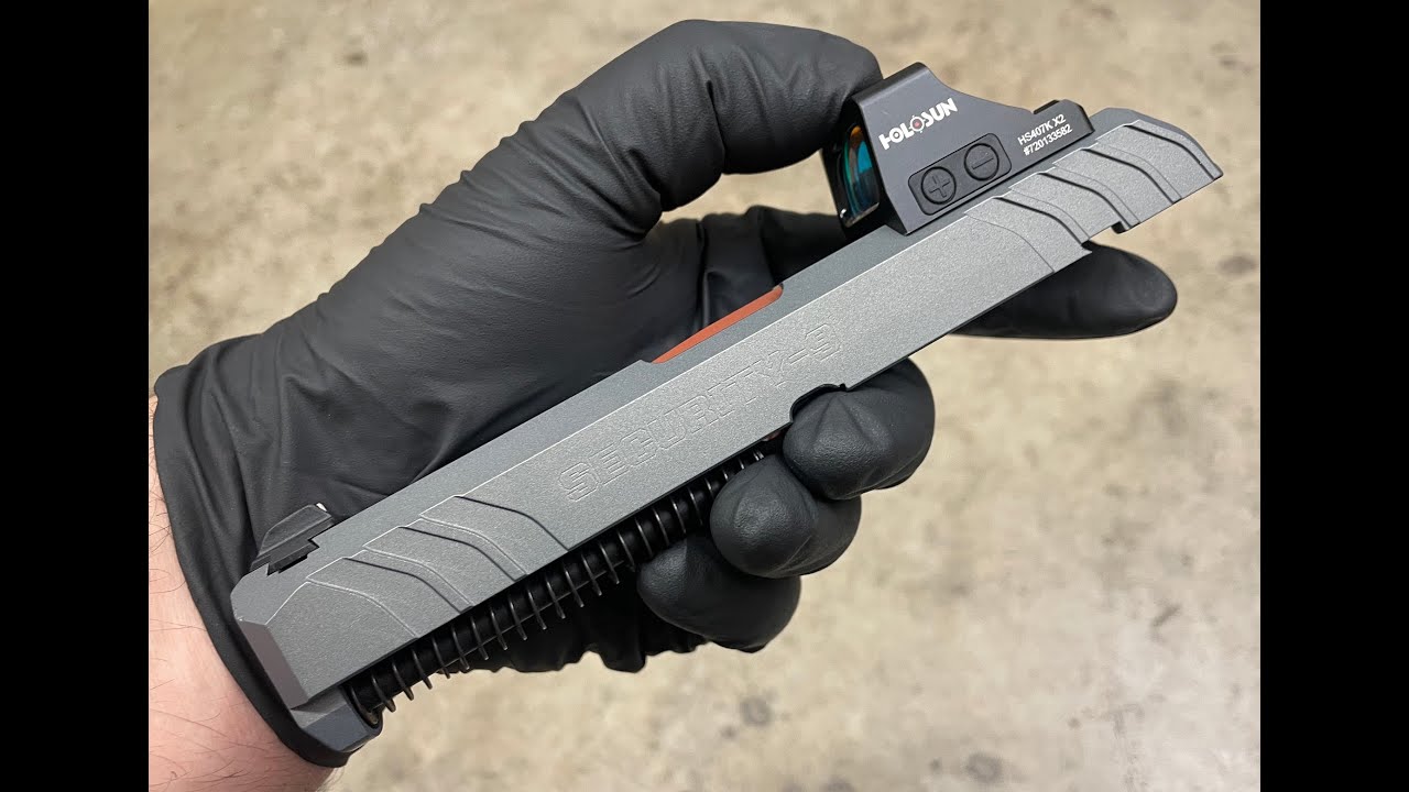 NCEngravers.com - Ruger Security 9 - Optic Cut Service - YouTube