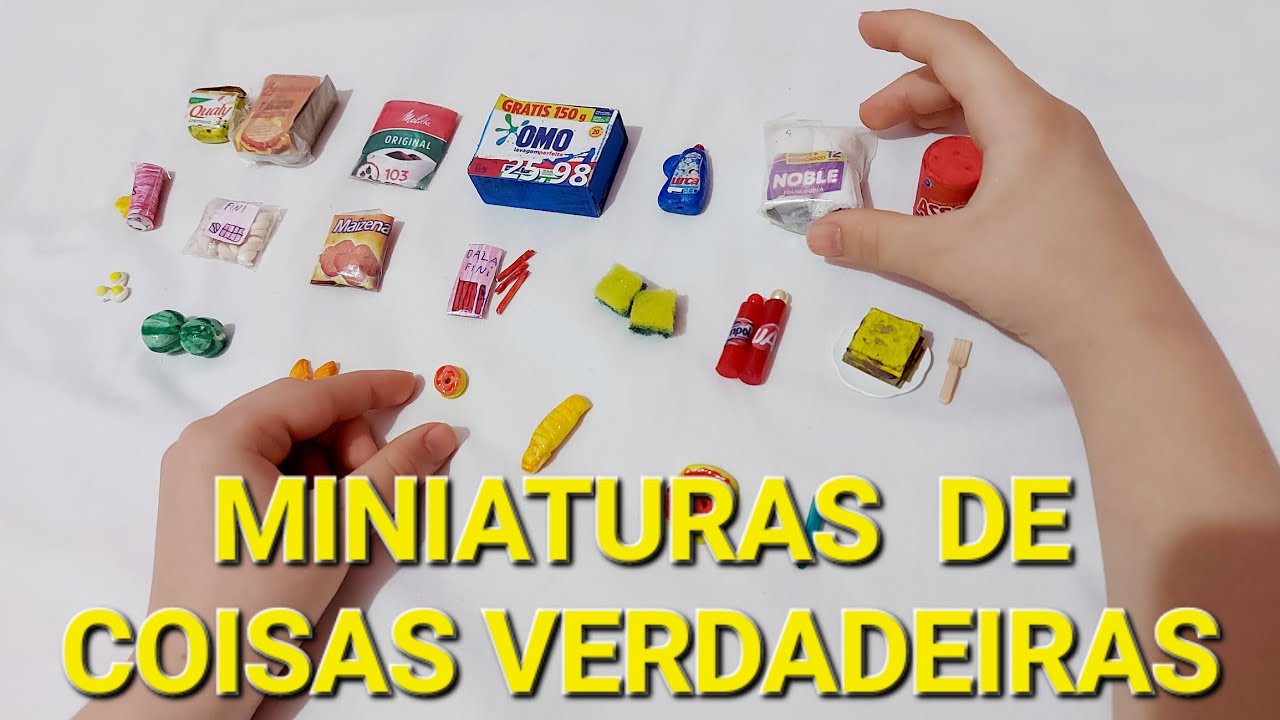 Miniaturas realistas de brincadeira 🤣🤣🤣 - YouTube