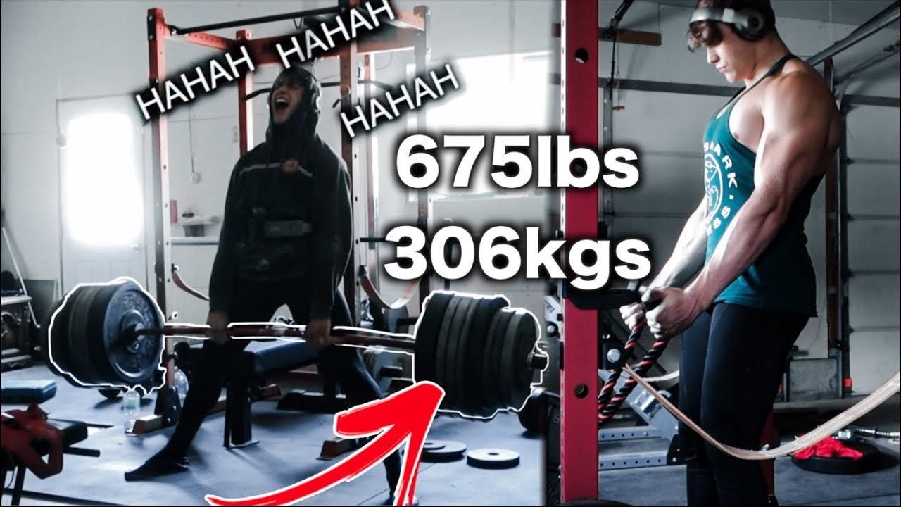RAW HEAVY DEADLIFT WORKOUT | 675lb / 306kg DEADLIFT | POWERLIFTING ...