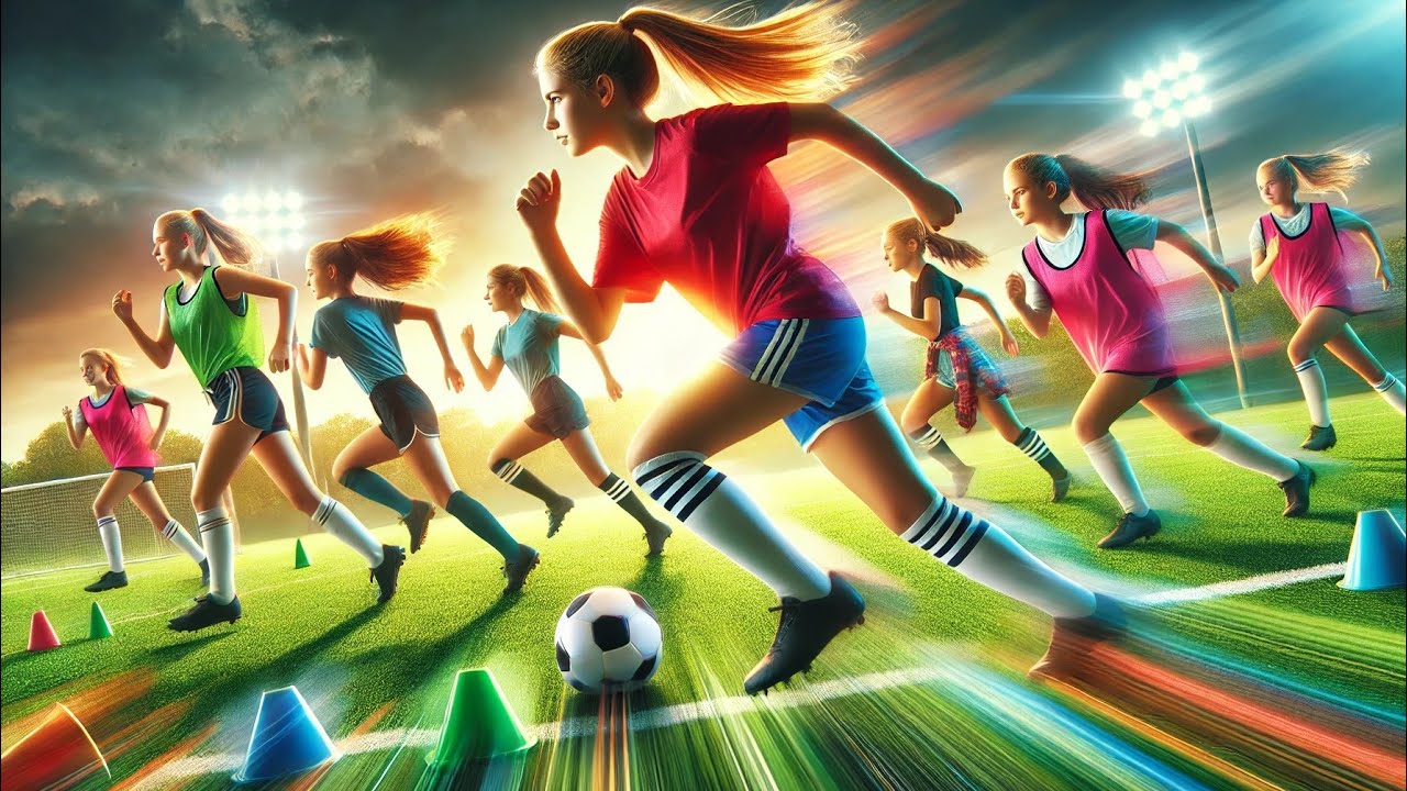 Running with Ball Soccer Drills | Speed Agility Quickness Traning ...