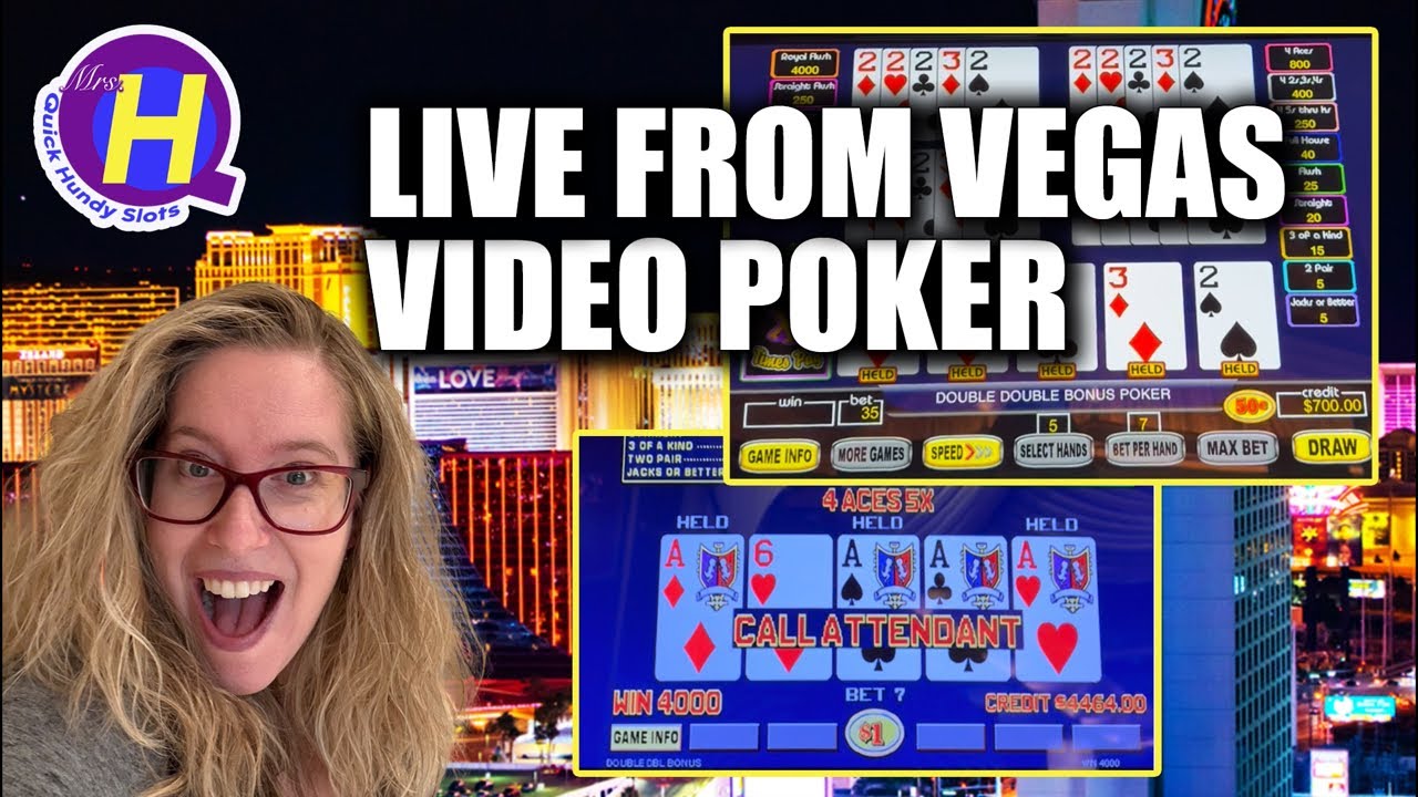 LIVE video poker from Vegas! Let’s hit a jackpot! #poker #videopoker # ...