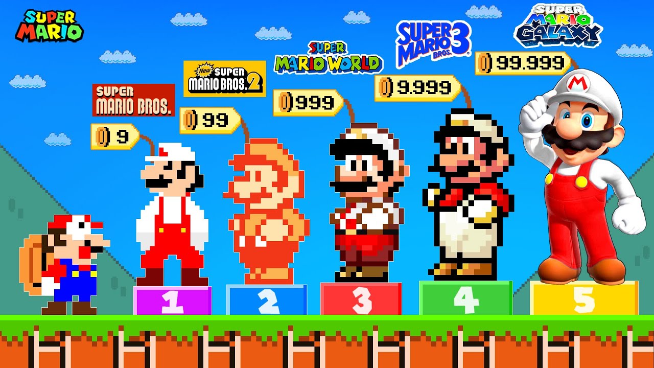 Mario Can Buy All Character Forms of the Fire Flower in Super Mario ...