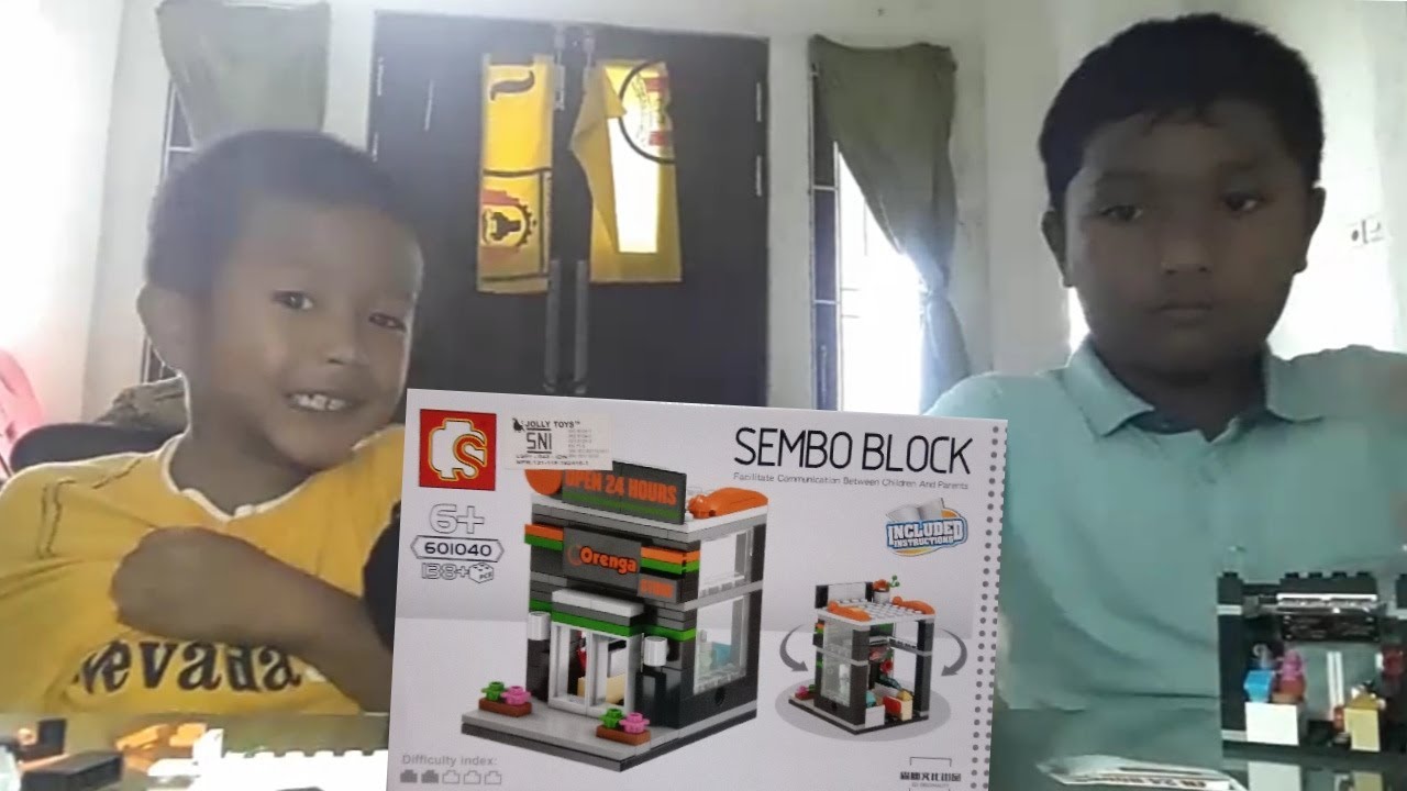 Bersama kaka rakit lego baru SEMBO BLOCK - YouTube