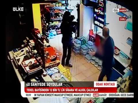 TEKEL BAYİSİNİ 40 SANİYEDE SOYDULAR