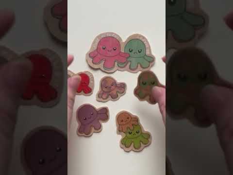 How To Draw Flip Octopus Plush Characters - YouTube