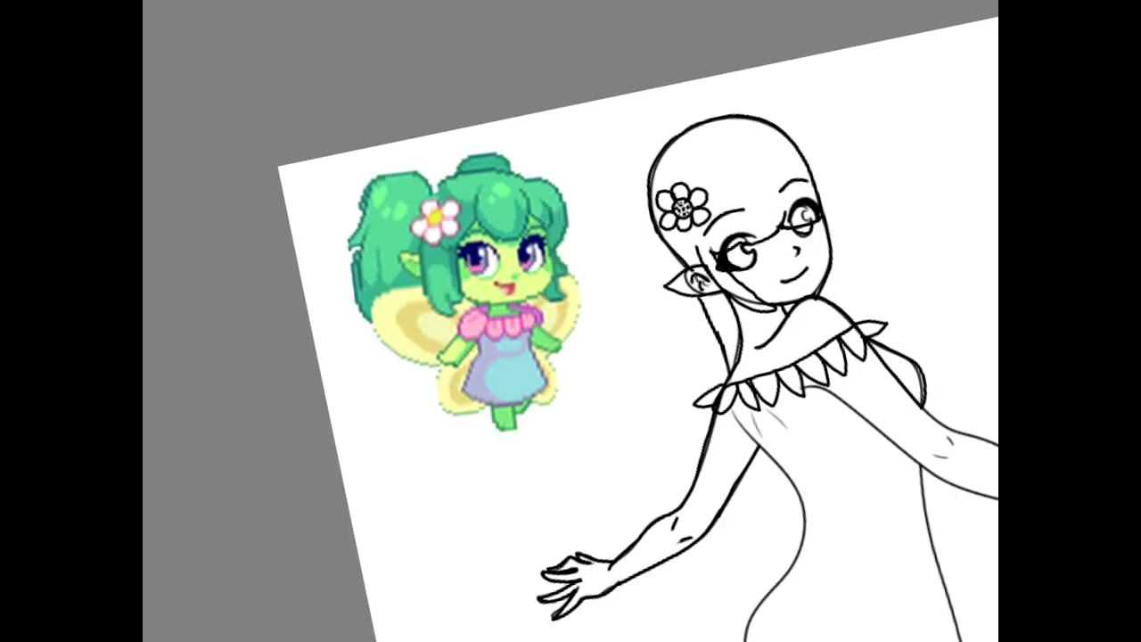 Drawing Flora From Prodigy Anime Style!#roadto16subs - YouTube