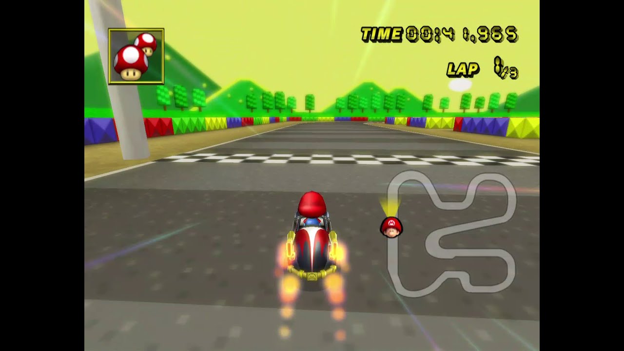 Mario Kart Wii - Unused Mini Beast exhaust pipes - YouTube