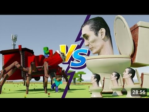 Monster School | Skibidi Toilet vs CHOO CHOO CHARLES | Minecraft ...