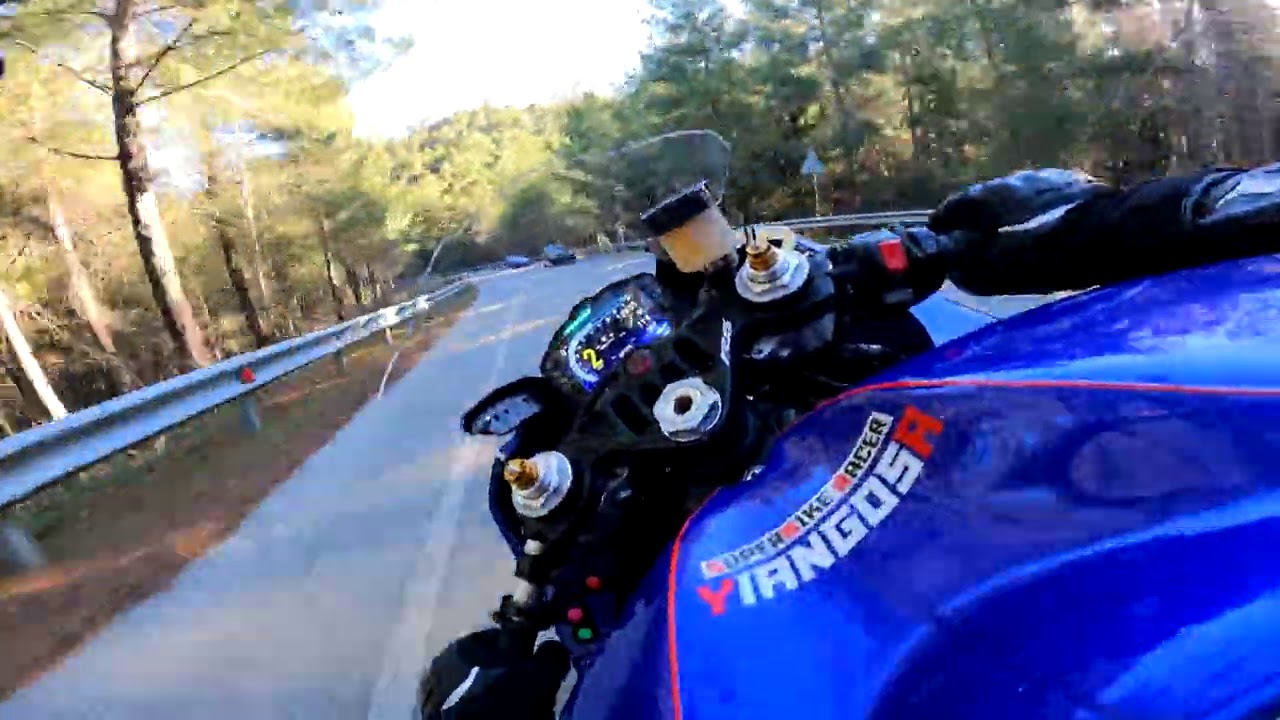Yamaha R6 - New Dash - Quickshifter - Blipper - Akrapovic Exhaust - YouTube