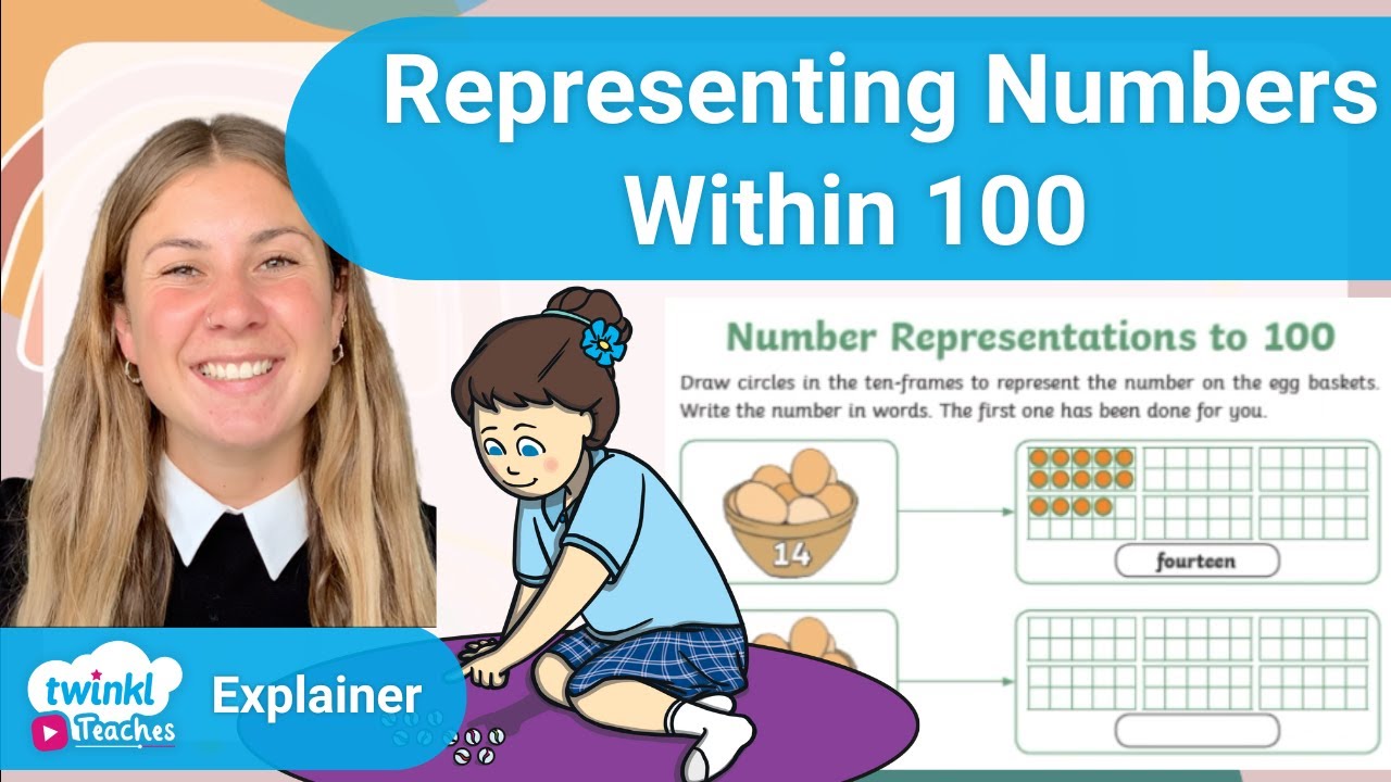 Teaching Children to Represent Numbers within 100 - YouTube