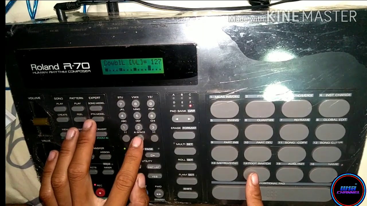 การสร้างจังหวะหมอลำ และการตั้งชื่อ บล็อกRoland r-70 - YouTube