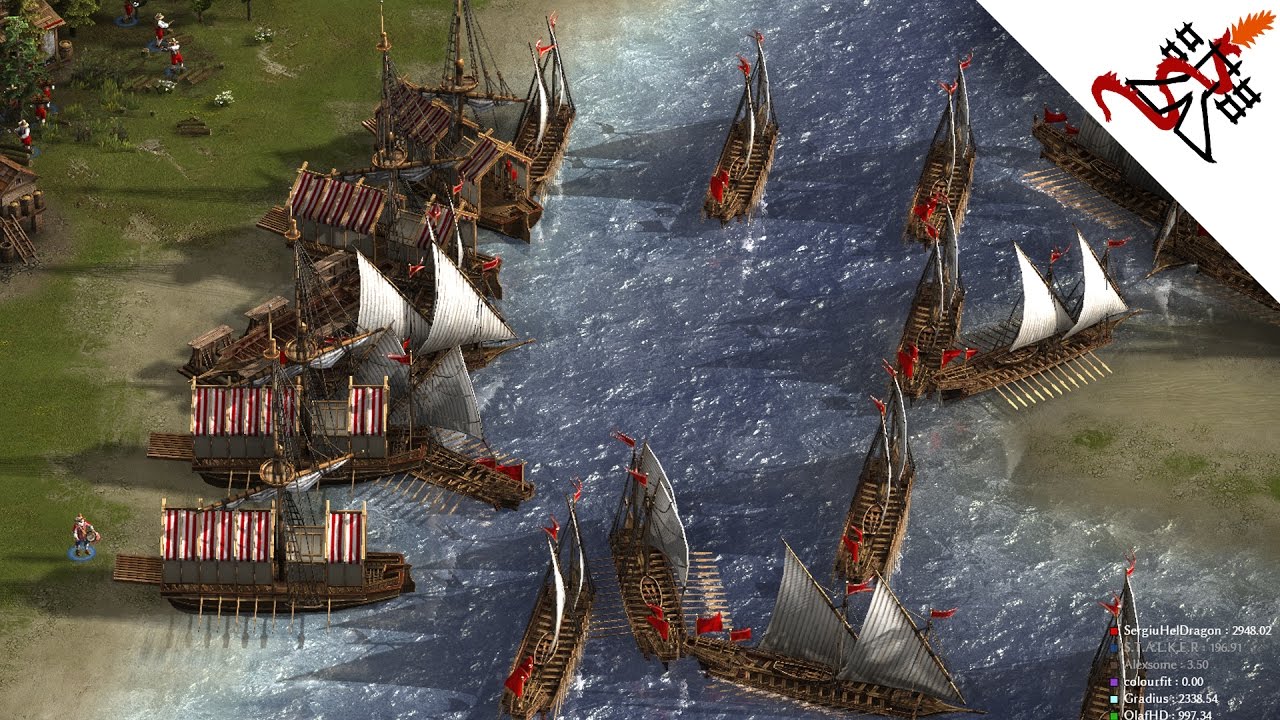 Cossacks 3 - 2v2v2 MASSIVE NAVAL LANDINGS | Multiplayer Gameplay - YouTube