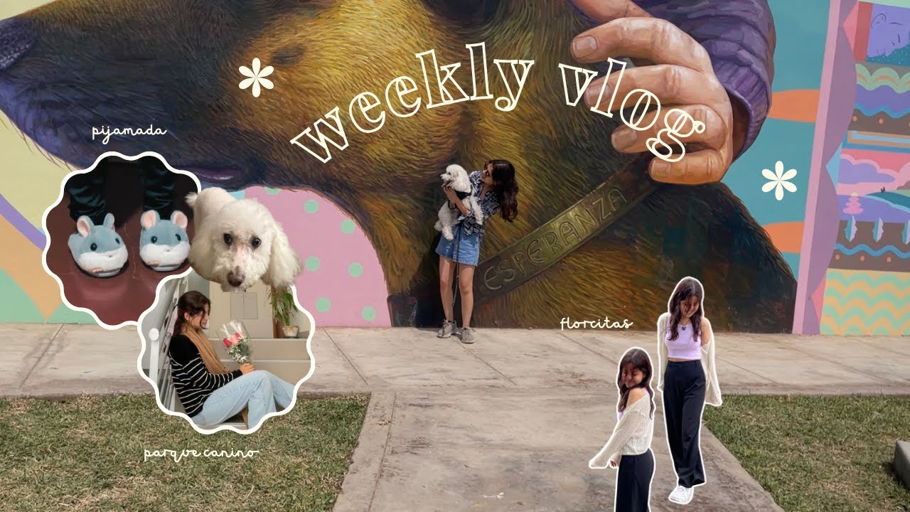 WEEKLY VLOG | Visitando el parque canino y pijamada de fin de ...