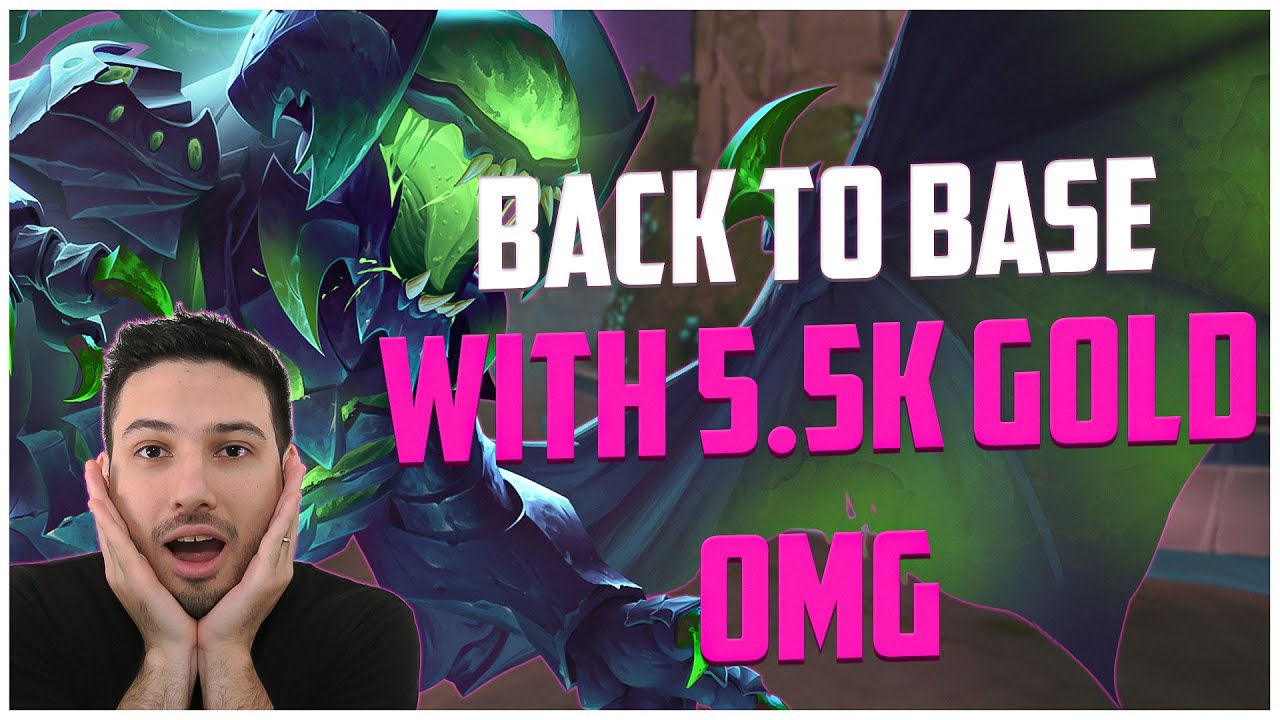 BACK TO BASE WITH 5.5K GOLD OMG! MARTICHORAS RANKED SMITE S10 - YouTube