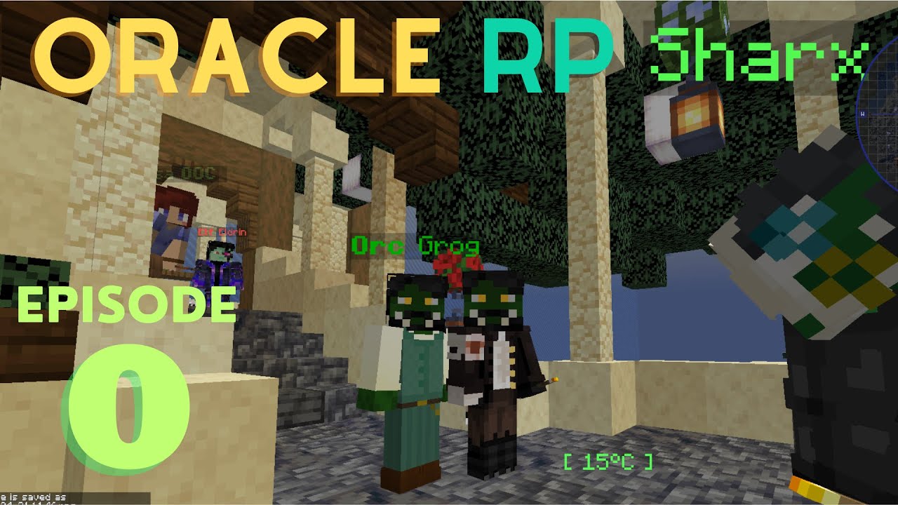 I joined a Minecraft roleplaying server || Oracle RP - S1 Ep 0 - The ...