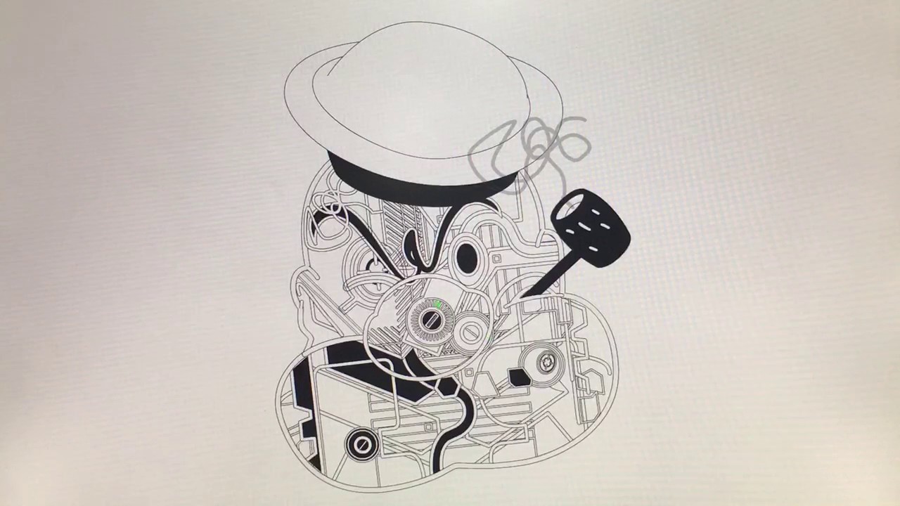 GoldFingerQQ Popeye robot - YouTube