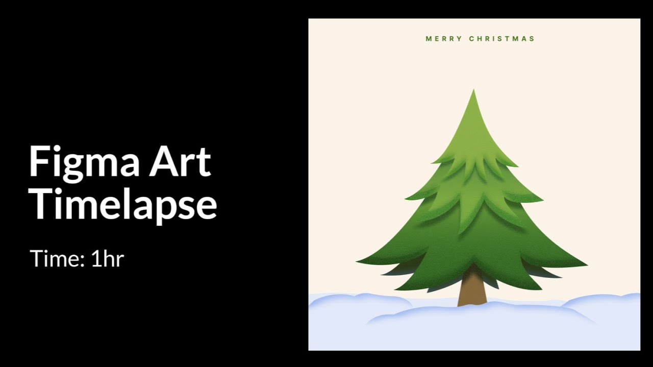 Figma Illustration Timelapse | Christmas Tree - YouTube
