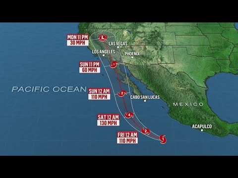 Hurricane Hilary forms off Mexico's Pacific coast - YouTube