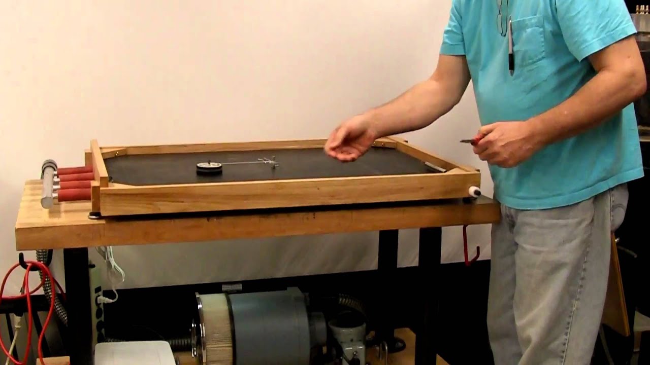 Circular and Tangential Motion on an Air Table - YouTube