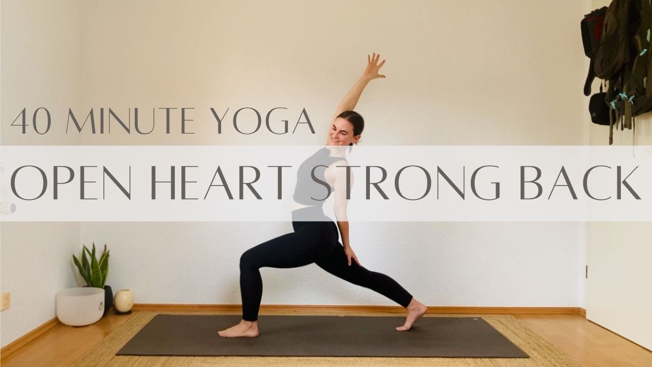 40 Minute Heart Centered Yoga - YouTube