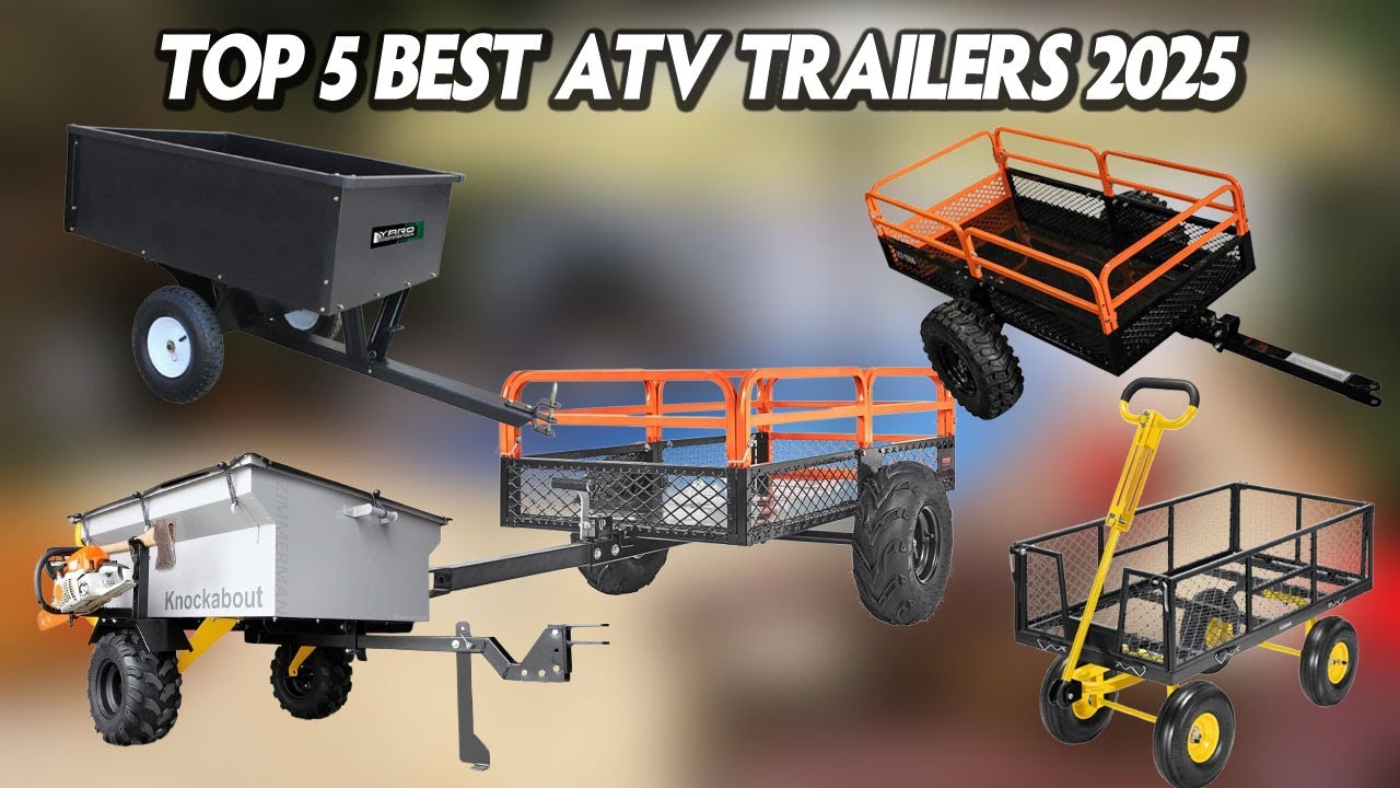 Top 5 Best ATV Trailers 2025 📷 DON'T Buy a ATV Trailer Until You See ...