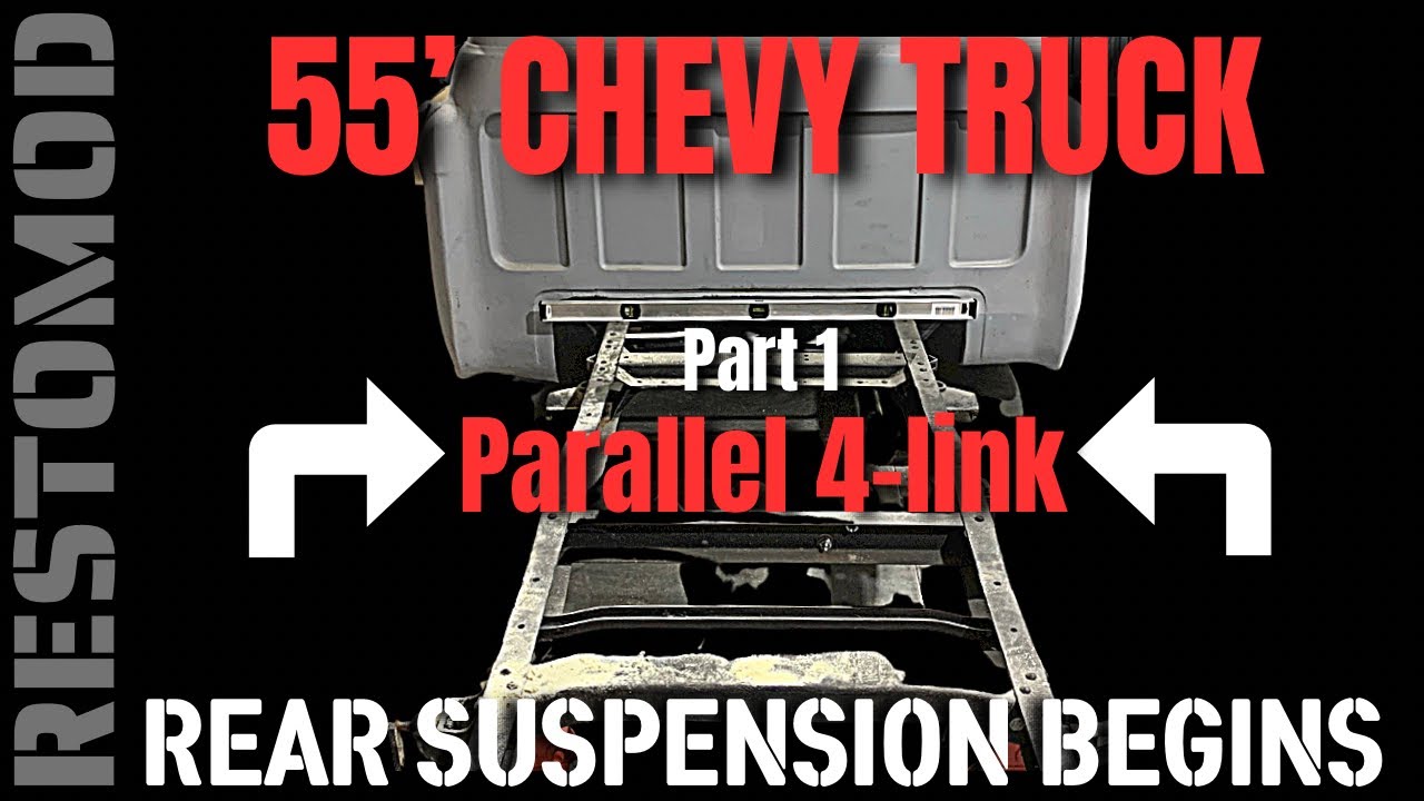 55’ Chevy Truck | Rear Suspension Begins! - YouTube