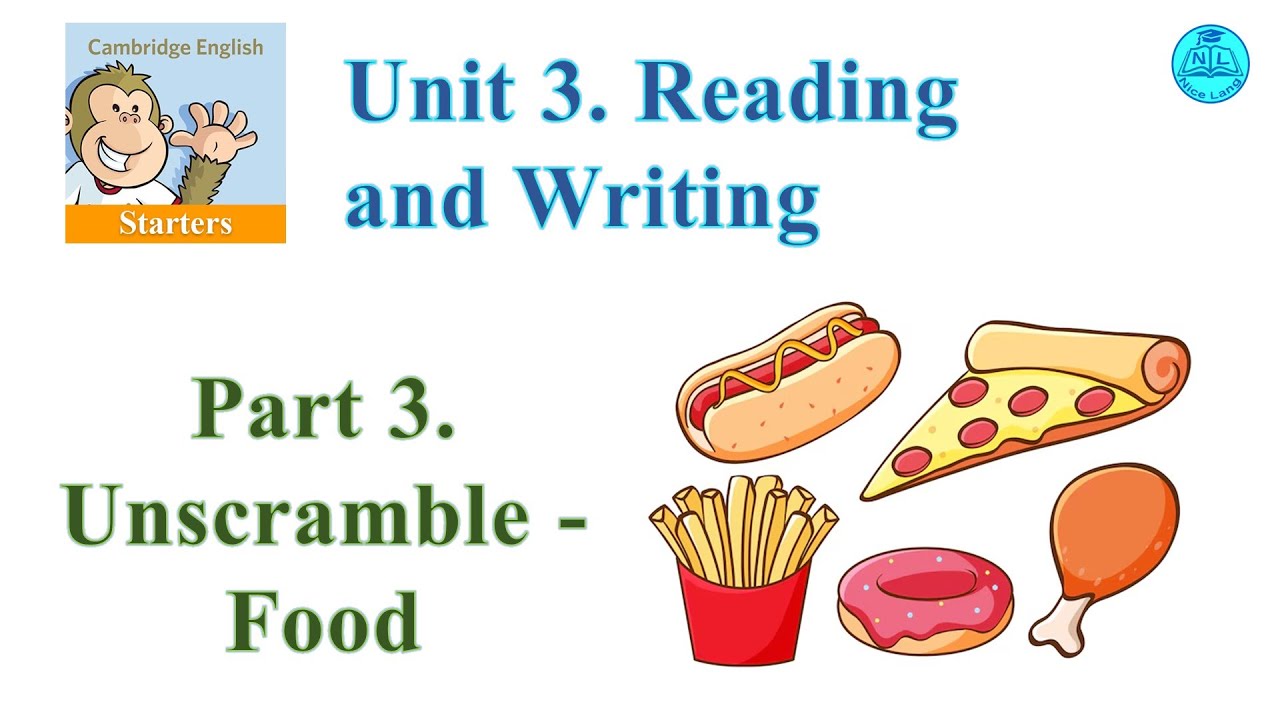 STARTERS | English for kids or beginners | Unit 3. Reading - YouTube