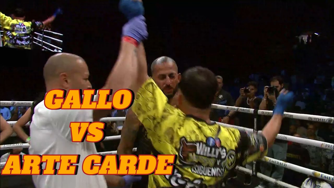 Arte Cardé vs Gallo The Producer ARTE CARDE DESTROZADO A MANOS DE GALLO ...