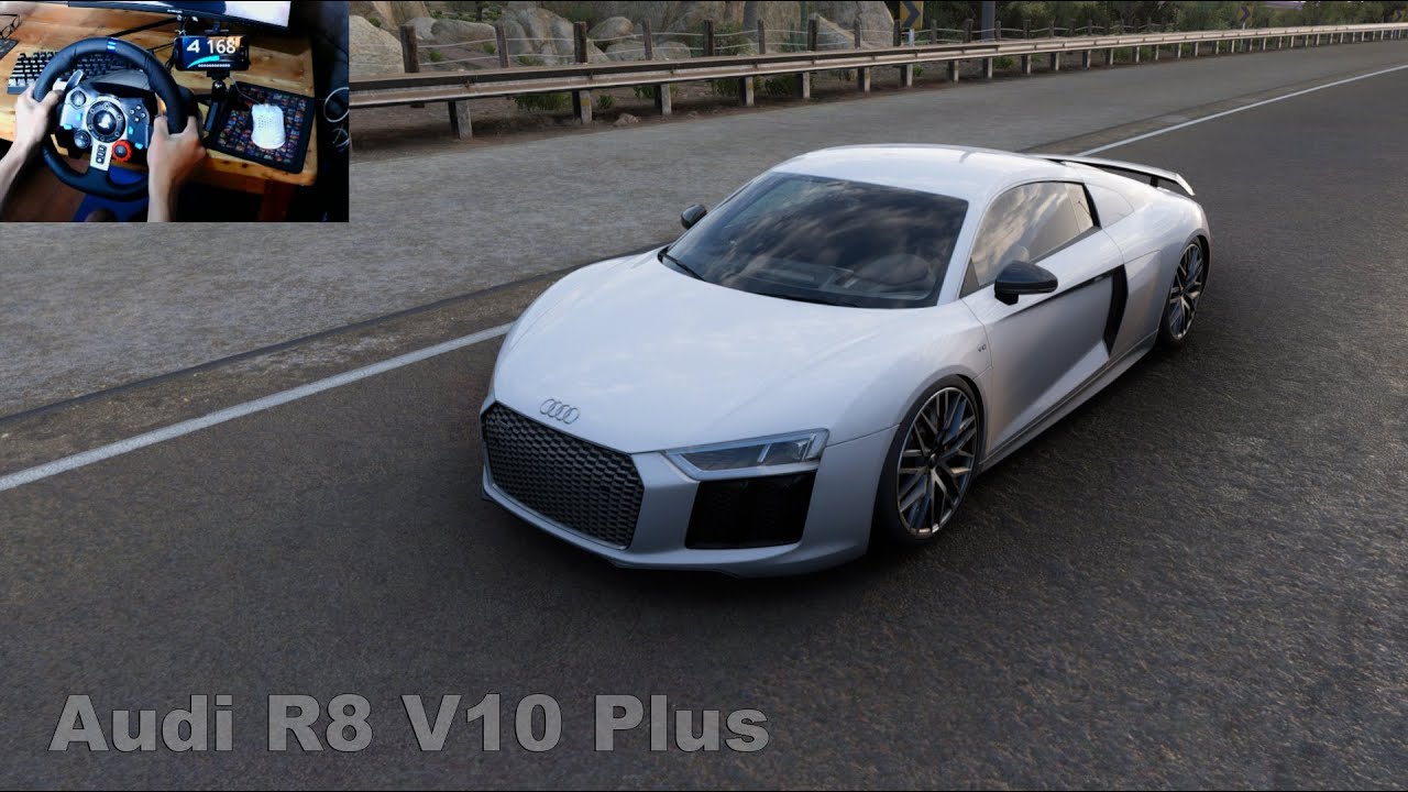 Audi R8 V10 Plus | Forza Horizon 5 - Logitech G29 Gameplay - YouTube
