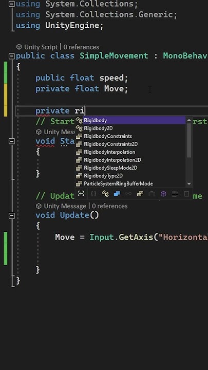 SIMPLE UNITY 2D MOVEMENT IN UNDER 1 MINUTE! - YouTube