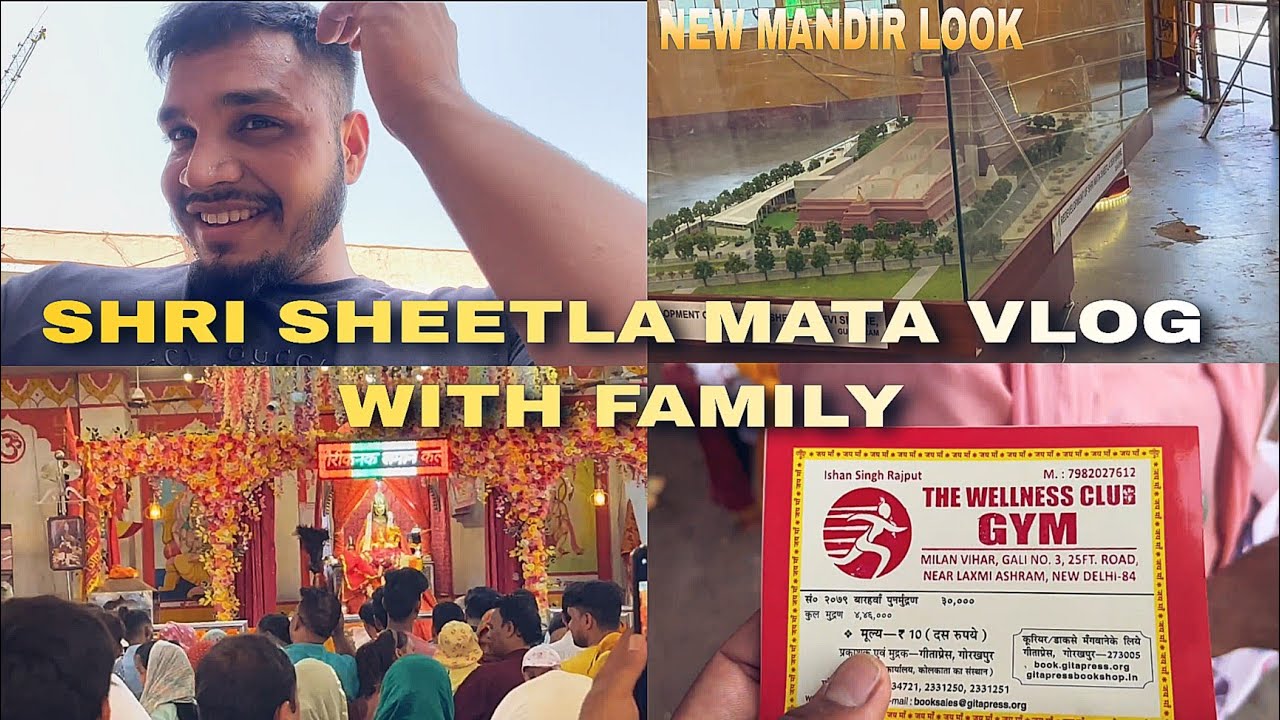 "Exploring The Divine: Sheetla Mata Mandir Darshan Vlog With Family ...