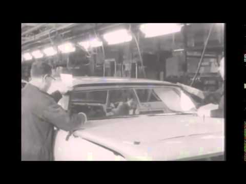 1962 Lincoln Continental and Ford Thunderbird assembly line - YouTube