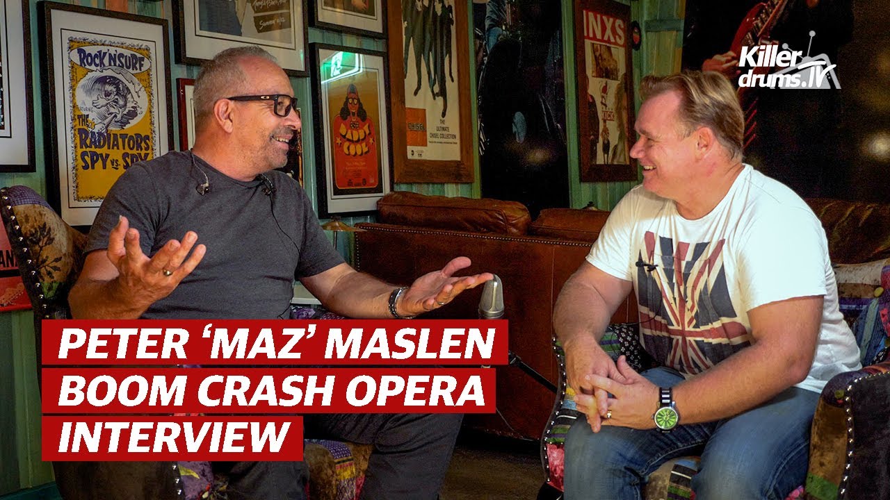 Killer Drums | In The Big Chair | with BOOM CRASH OPERA's Peter 'Maz ...