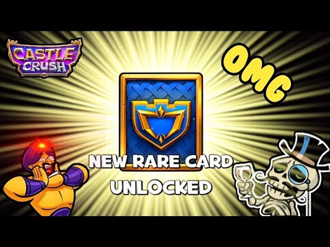 Awesome! New Rare Card Unlocked! Castle Crush : War Battle - YouTube