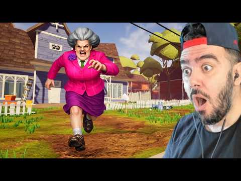 GRANNY ÖGRETMEN WILSONUN EVINI ALDI - HELLO NEIGHBOR MODS
