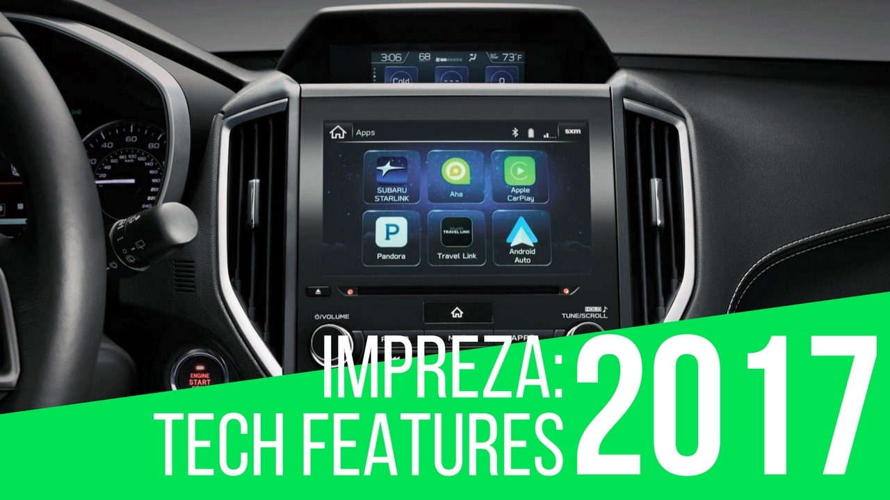 2017 Subaru Impreza: Tech Features - YouTube
