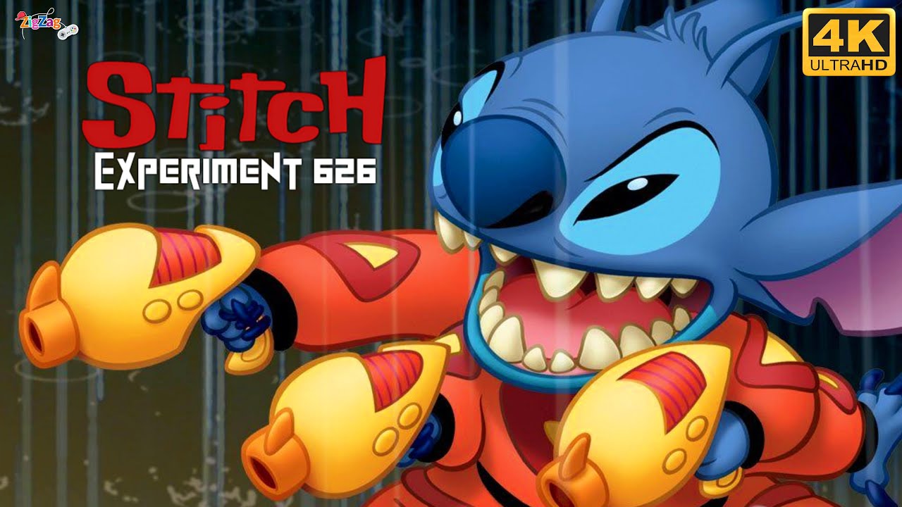 Disney's Stitch Experiment 626 | Completo Full Movie Game | 4K PS2 ...