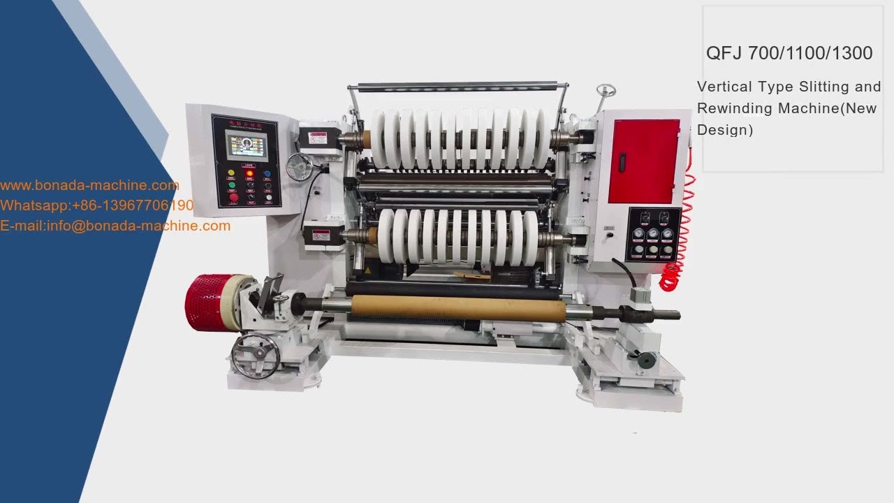 QFJ 700/1100/1300 Vertical Type Slitting and Rewinding Machine(New ...
