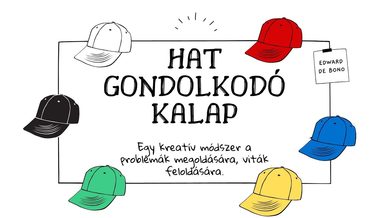 Hat gondolkodó kalap (6 kalap) módszer - YouTube