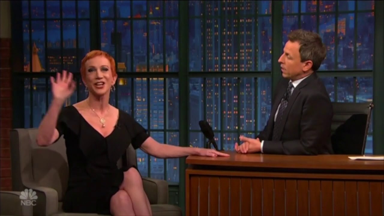 Kathy Griffin gets laughs but we can't figure out why - YouTube