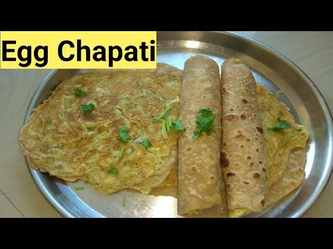 Egg Chapati/முட்டை சப்பாத்தி/ omelette Chapati/ Egg Chapathi roll ...