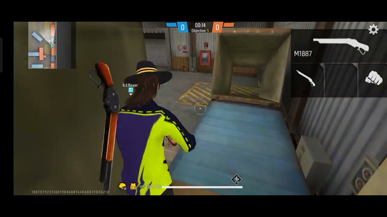 Free fire shotgun M1887 onetap - YouTube