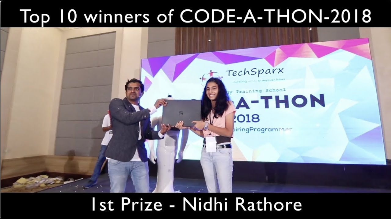 CODE A THON 2018 | Highlights | TechSparx | Saravanan G - YouTube