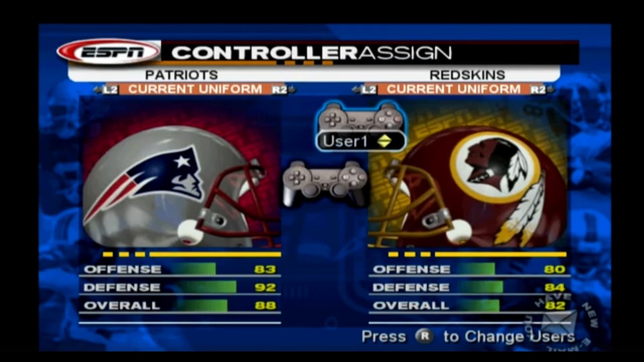 Ep5 NFL 2K4: Redskins vs Patriots, Rain game against Brady! - YouTube