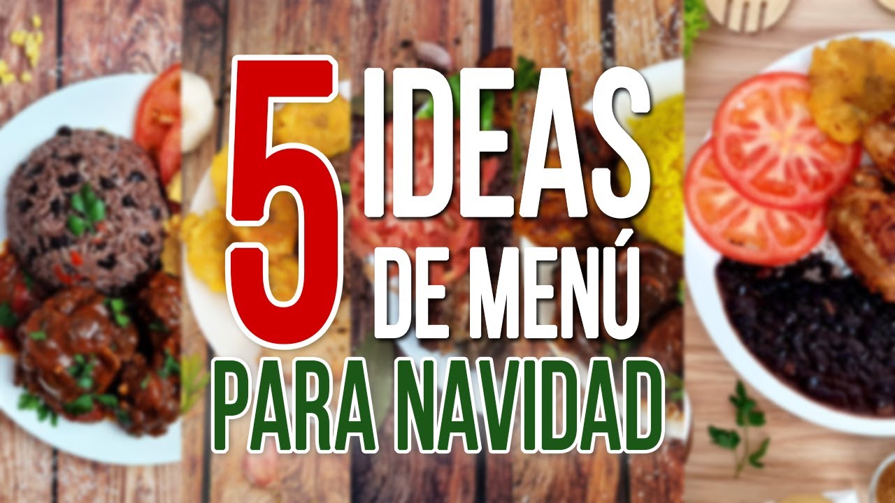 😋 COMIDA CUBANA para Navidad 5 Ideas de Menú Navideño que a TODOS les ...